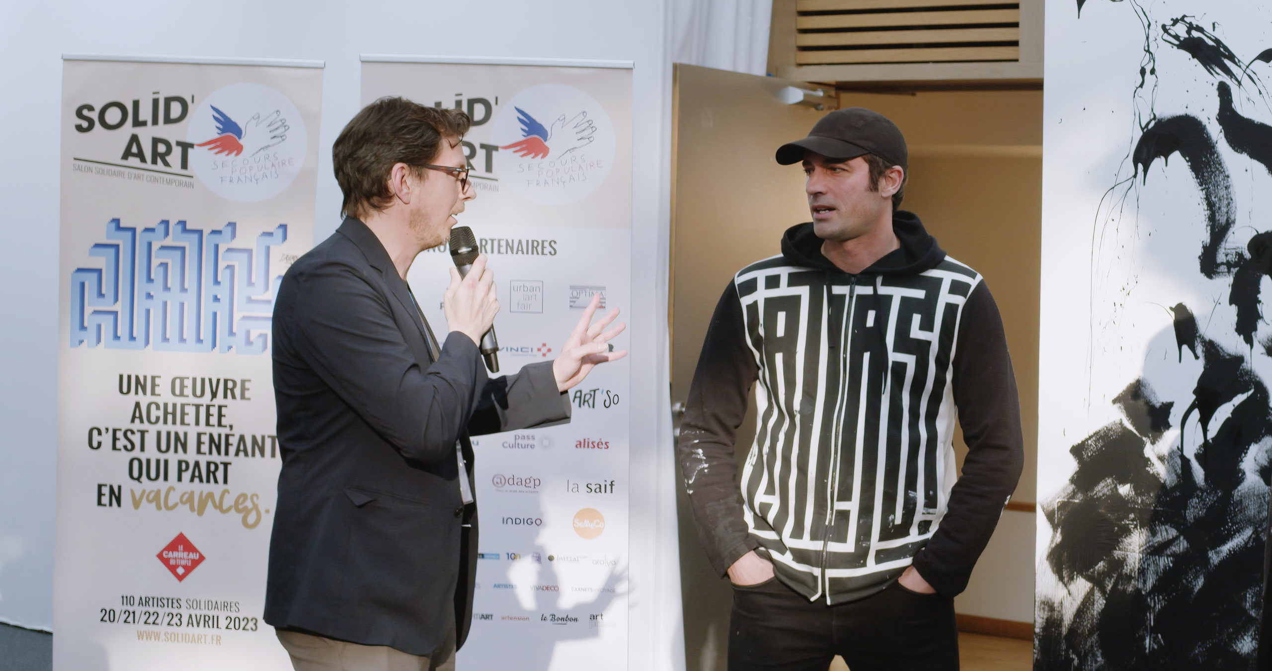 Solid'art Paris 2023 - Secours Populaire IDF @Carreau du Temple - Observascope